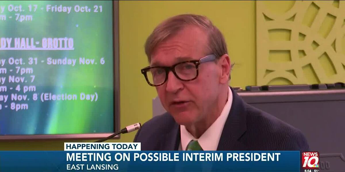 Msu Board Of Trustees Expected To Hold Meeting To Consider Interim